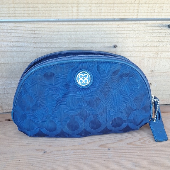 Coach | Bags | Blue Coach Wristlet | Poshmark